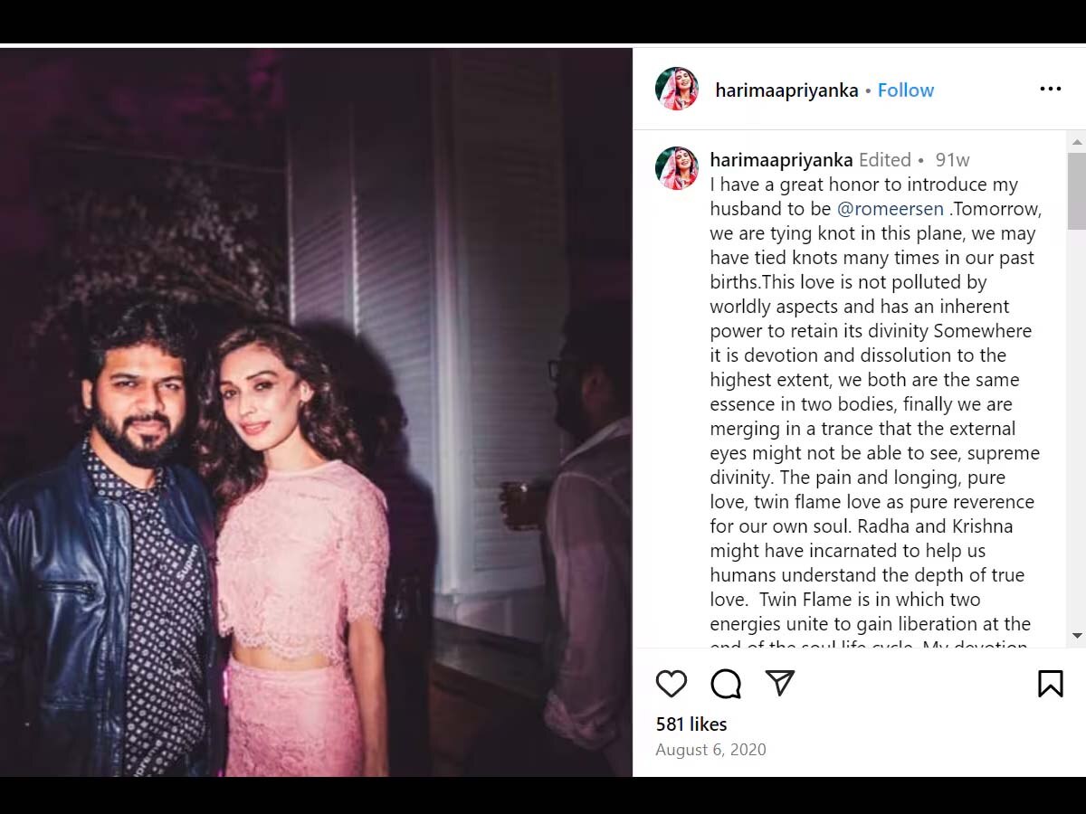 Who is Hari Maa Priyanka Sister of Aashiqui Fame Rahul Roy Quits ...