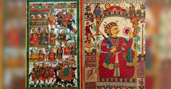 Rajasthani Lifestyle Pabuji Ki Phad folk art of Rajasthan | Pabuji Ki ...