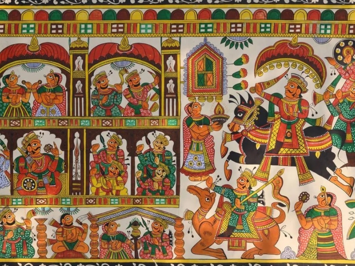 Rajasthani Lifestyle Pabuji Ki Phad folk art of Rajasthan | Pabuji Ki ...