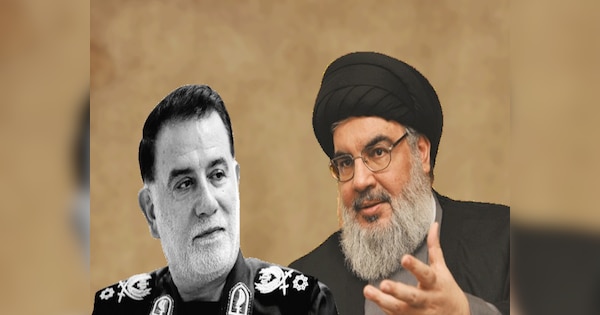Hassan Nasrallah Along with senior Irani IRG commander Abbas ...