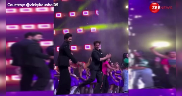 shahrukh khan and vicky kaushal dance on mere mehboob mere sanam in ...