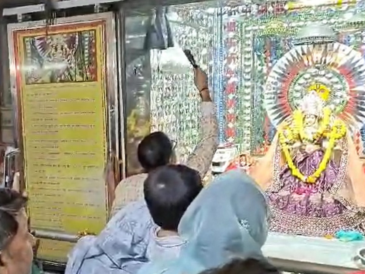 Alwar News Maa Dholagarh Devi Temple is situated in the Aravali hills ...