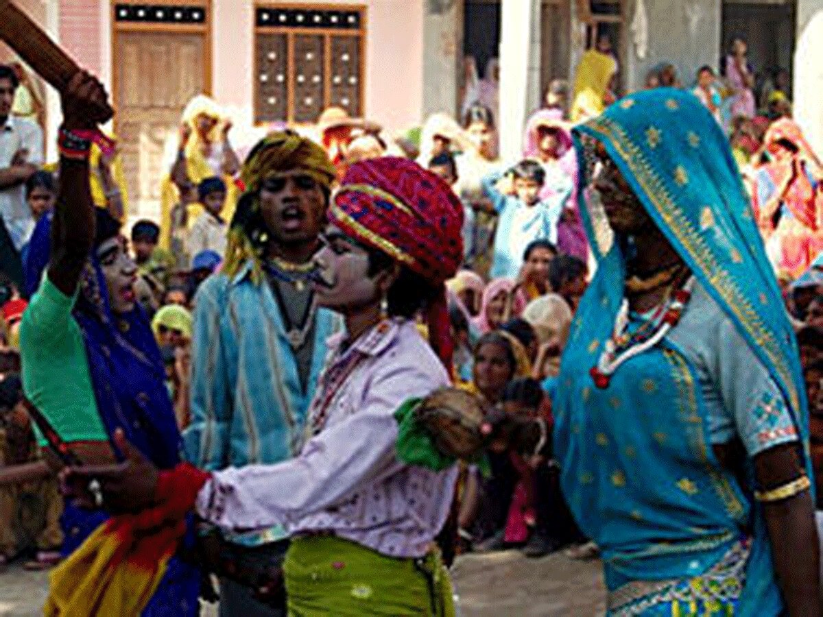 Rajasthan gavri dance tribal celebration festival Lord Shiva and Mother ...