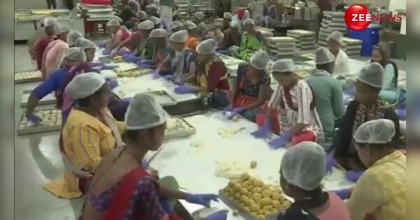 Ghari sweets prepared in Surat ahead of the Chandi Padvo festival video ...