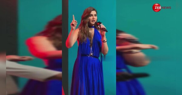 Kriti Sanon sizzles in blue backless dress get million views attention ...