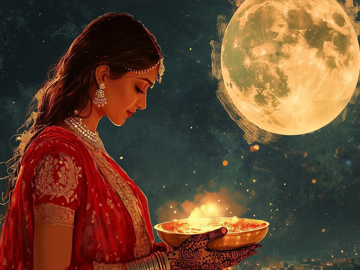 Karwa Chauth vrat Katha in hindi karva chauth vrat kahani know mata ...
