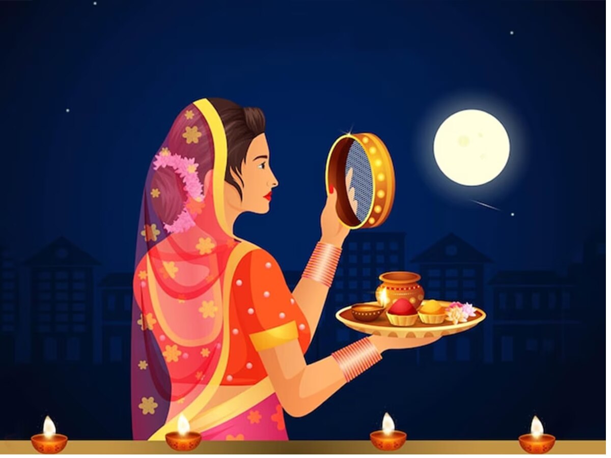 Karwa Chauth vrat Katha in hindi karva chauth vrat kahani know mata ...
