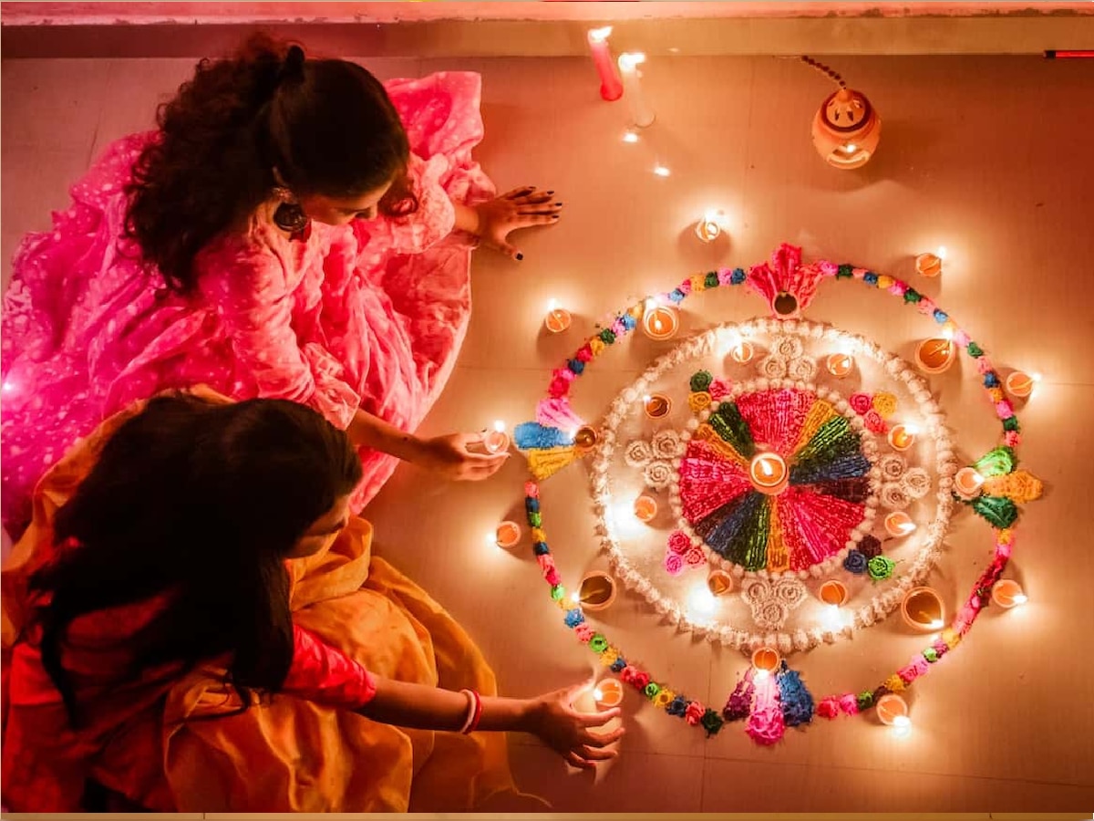 Diwali 2024 key ingredients for rangoli making home ingredient easy ...