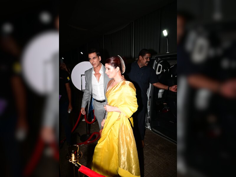 Akshay Kumar Twinkle Khanna at Go Noni Go Screening at MAMI Mumbai Film ...