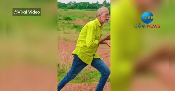 Old man insta reels on Odia song Surgical Strike video going viral