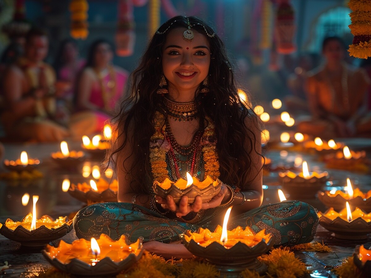 Dhanteras Puja 2024 tradition of thirteen Diya at 13 places in the ...