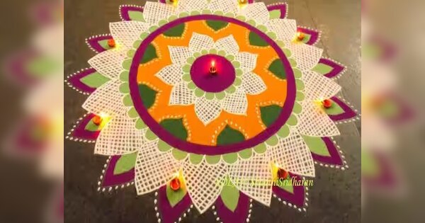 Diwali 2024 New trends of Diwali Rangoli most beautiful designs of this ...