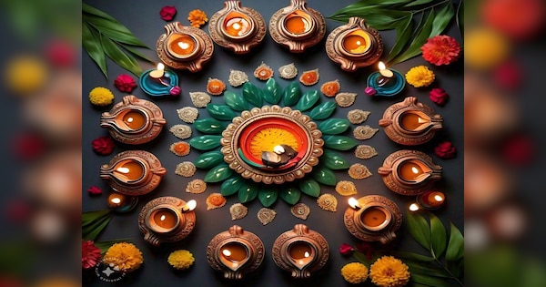 Dhanteras Puja 2024 tradition of thirteen Diya at 13 places in the ...