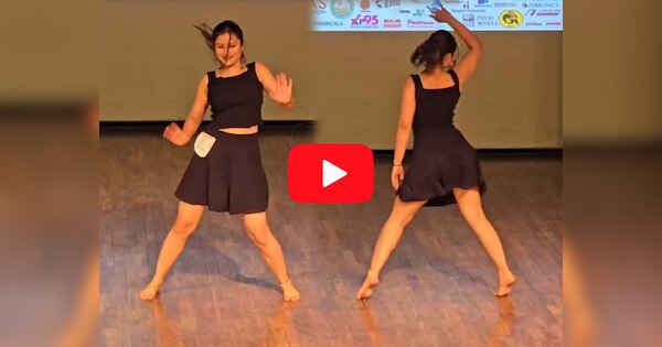 girl dance in iit roorkee wearing black dress video goes viral | Viral ...