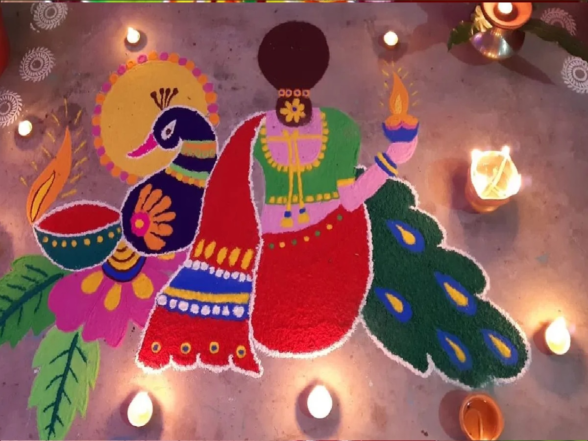 Chhath Puja 2024 Rangoli design Simple easy Rangoli design Chhath Puja ...