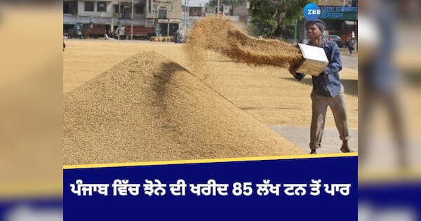 Paddy Procurement: ਪੰਜਾਬ ਵਿੱਚ ਝੋਨੇ ਦੀ ਖਰੀਦ 85 ਲੱਖ ਟਨ ਤੋਂ ਪਾਰ, ਕਿਸਾਨਾਂ ਨੂੰ 19,800 ਕਰੋੜ ਰੁਪਏ ਦਾ ...