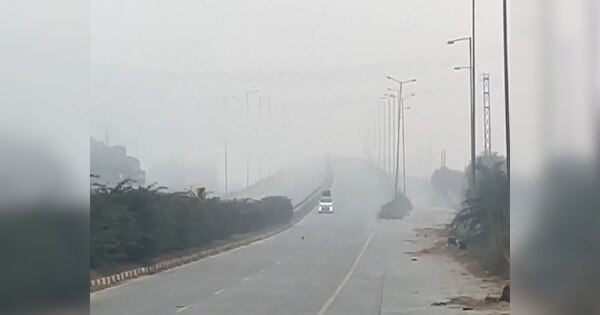 Ambala witnesses first fog of winter season in the morning people faced ...
