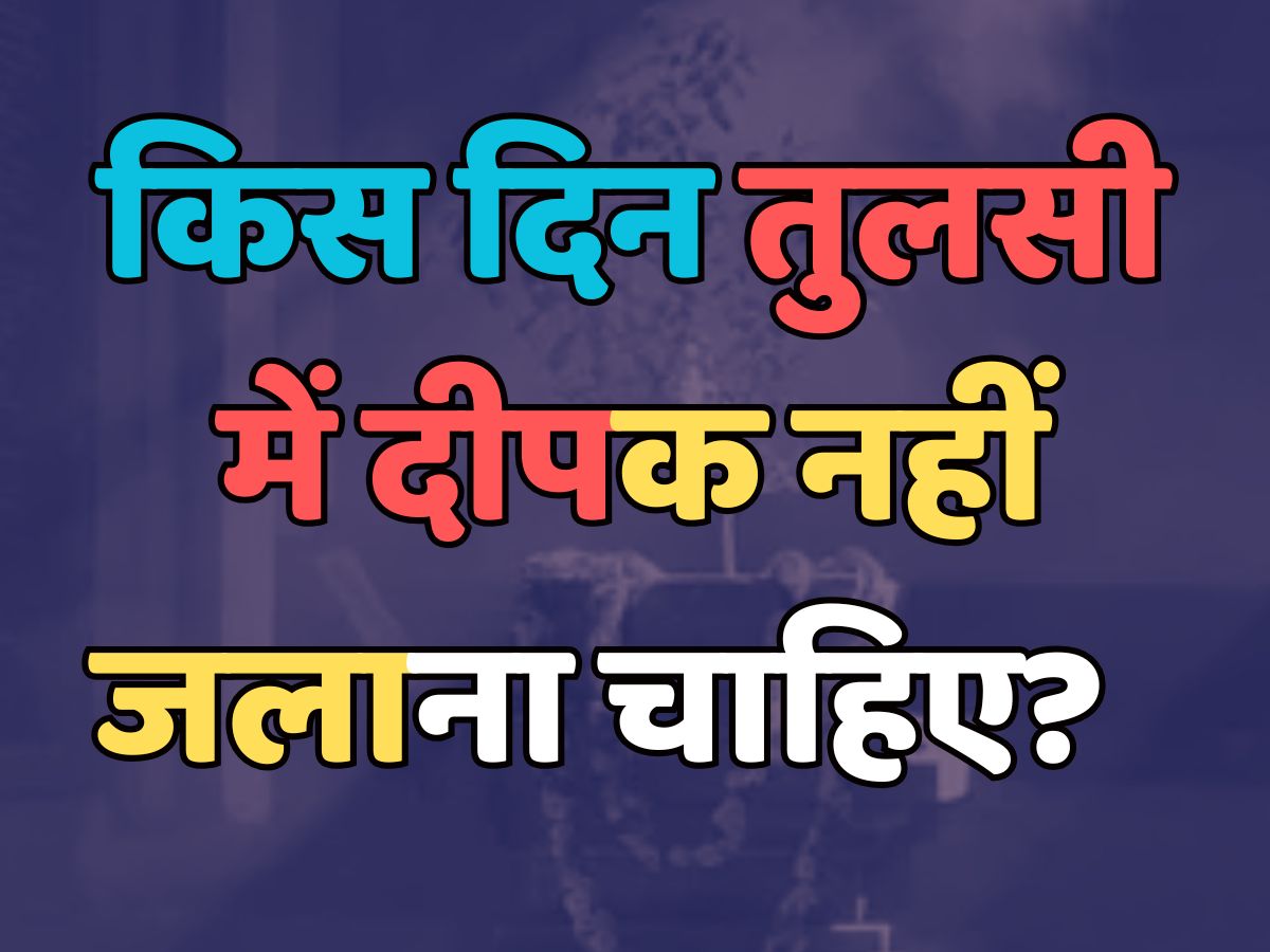 Trending Quiz किस दिन तुलसी में दीपक नहीं जलाना चाहिए Trending