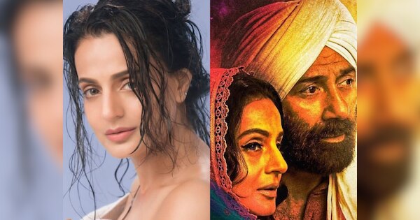 Gadar 2 Sakina Ameesha Patel says Anil Sharma changed climax not Sunny Deol I would kill Villain ...