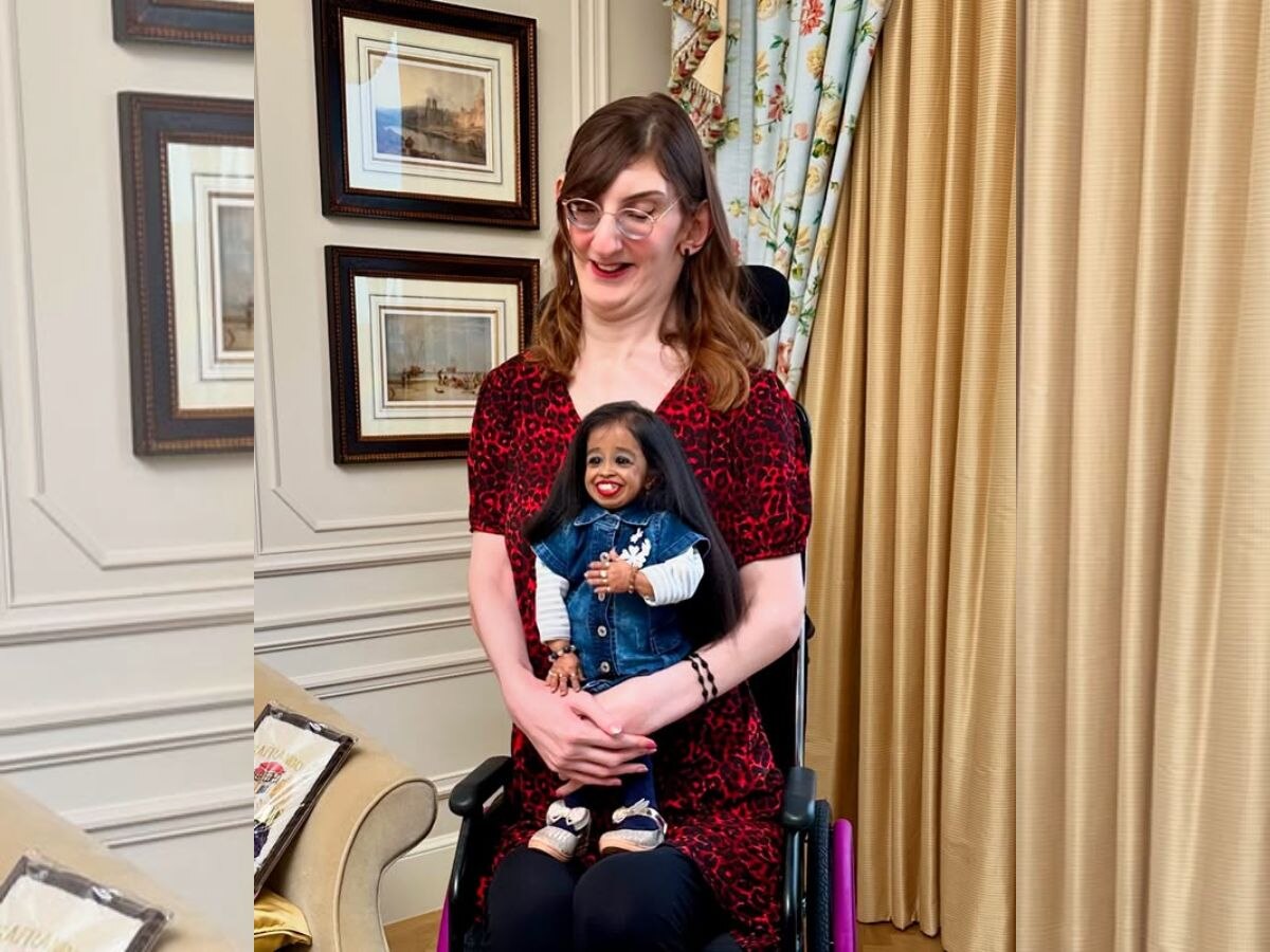 Guinness World Records worlds tallest girl Rumeysa Gelgi meets shortest ...