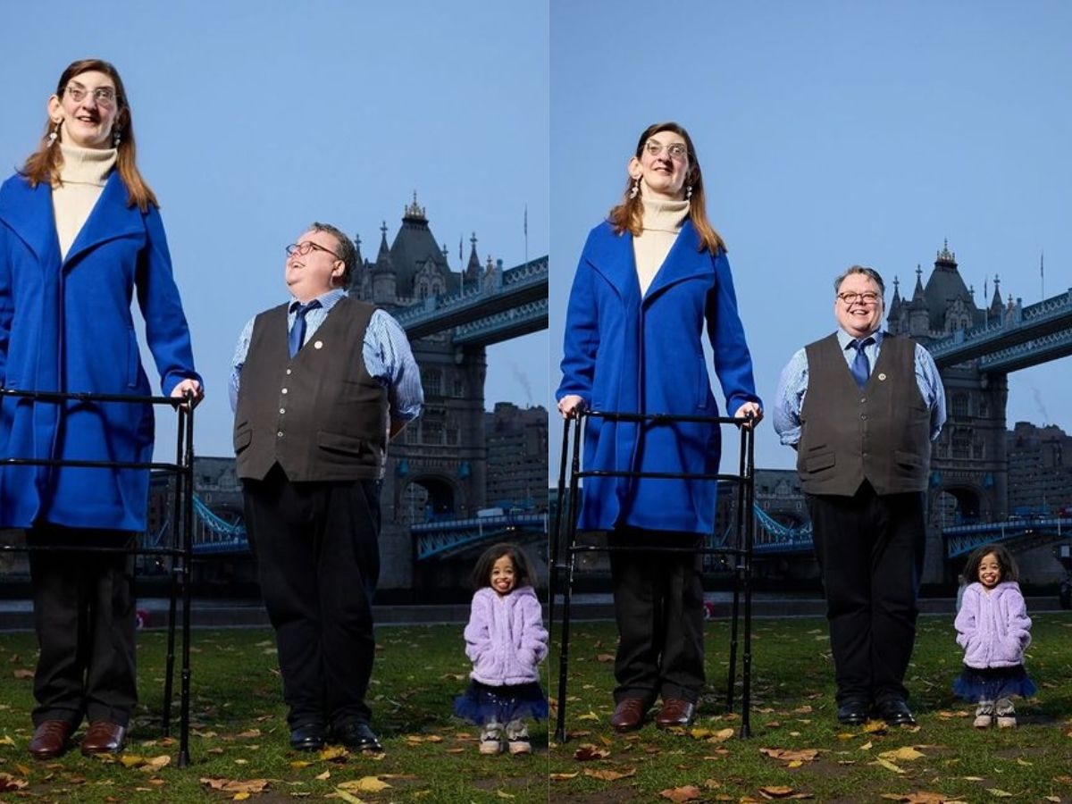 Guinness World Records worlds tallest girl Rumeysa Gelgi meets shortest ...