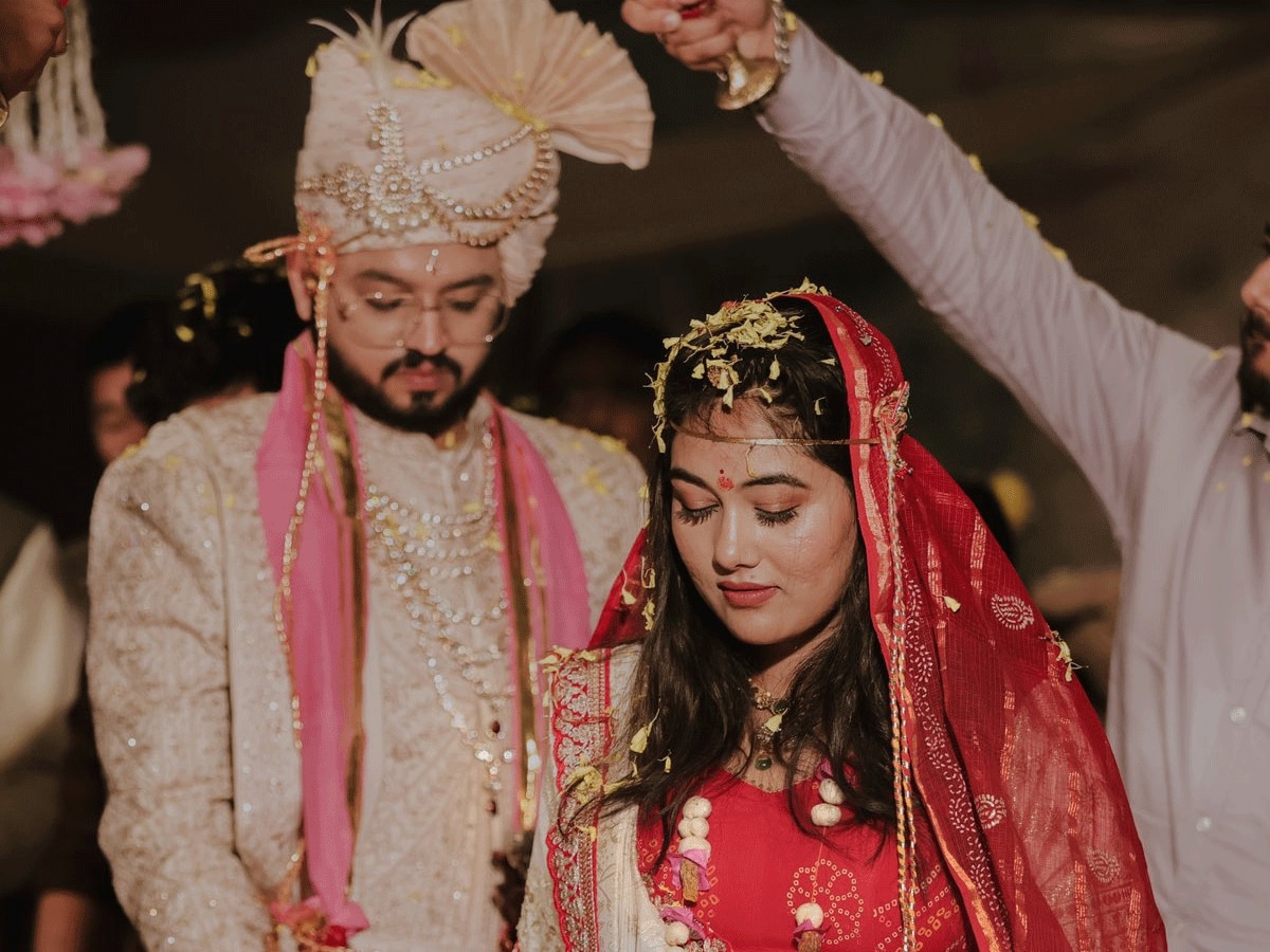 Rajasthan Mewari Bai jigisha joshi marriage photos viral on social ...
