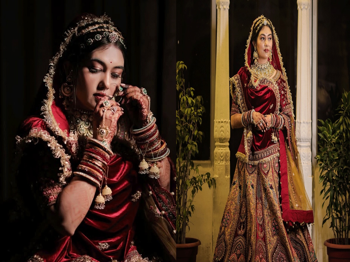 Rajasthan Mewari Bai jigisha joshi marriage photos viral on social ...