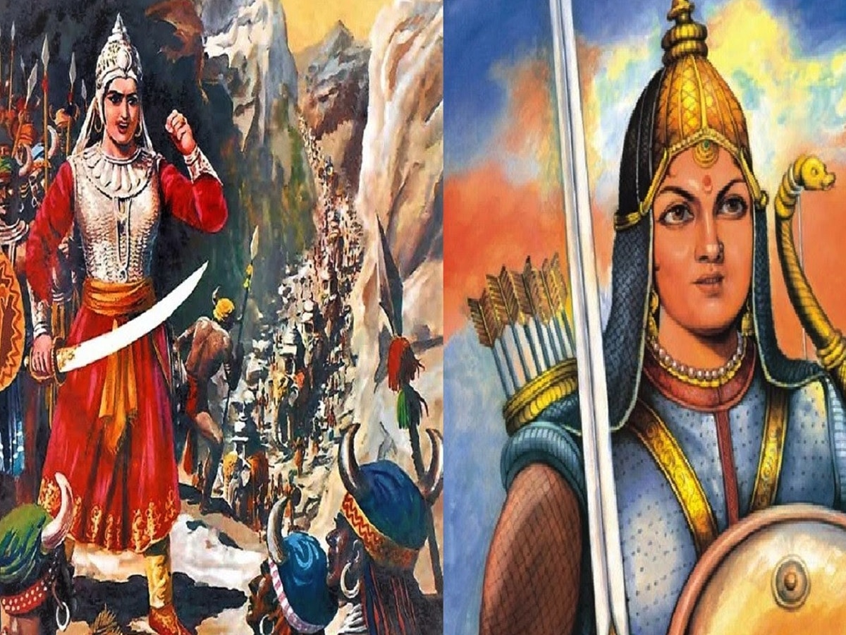 Rani Durgavati Biography in Hindi How women Gond Rajput ruler faces ...