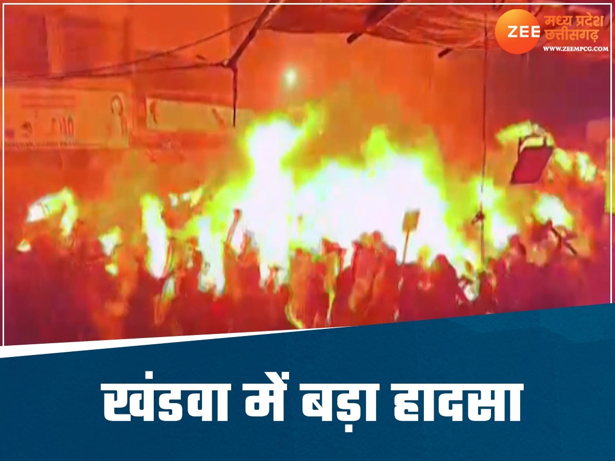 mp news major accident during torchlight procession in khandwa more ...