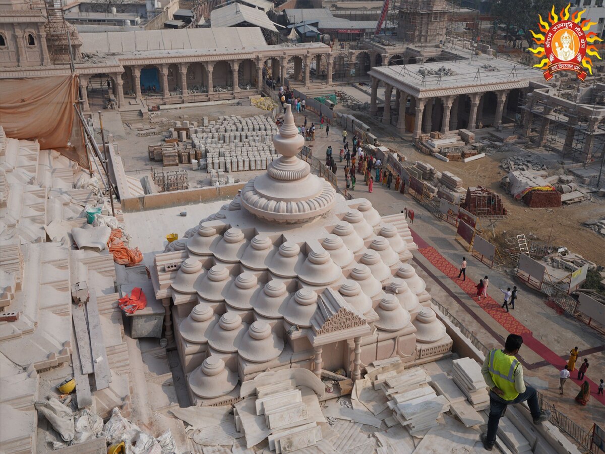 ayodhya ram mandir construction progress photos one year after inauguration | Ayodhya Ram Mandir ...