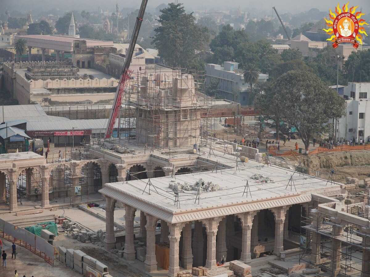 ayodhya ram mandir construction progress photos one year after inauguration | Ayodhya Ram Mandir ...