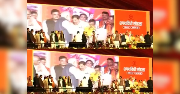 Oath Ceremony Maharashtra CM Devendra Fadnavis CM Mohan Yadav Vishnu ...
