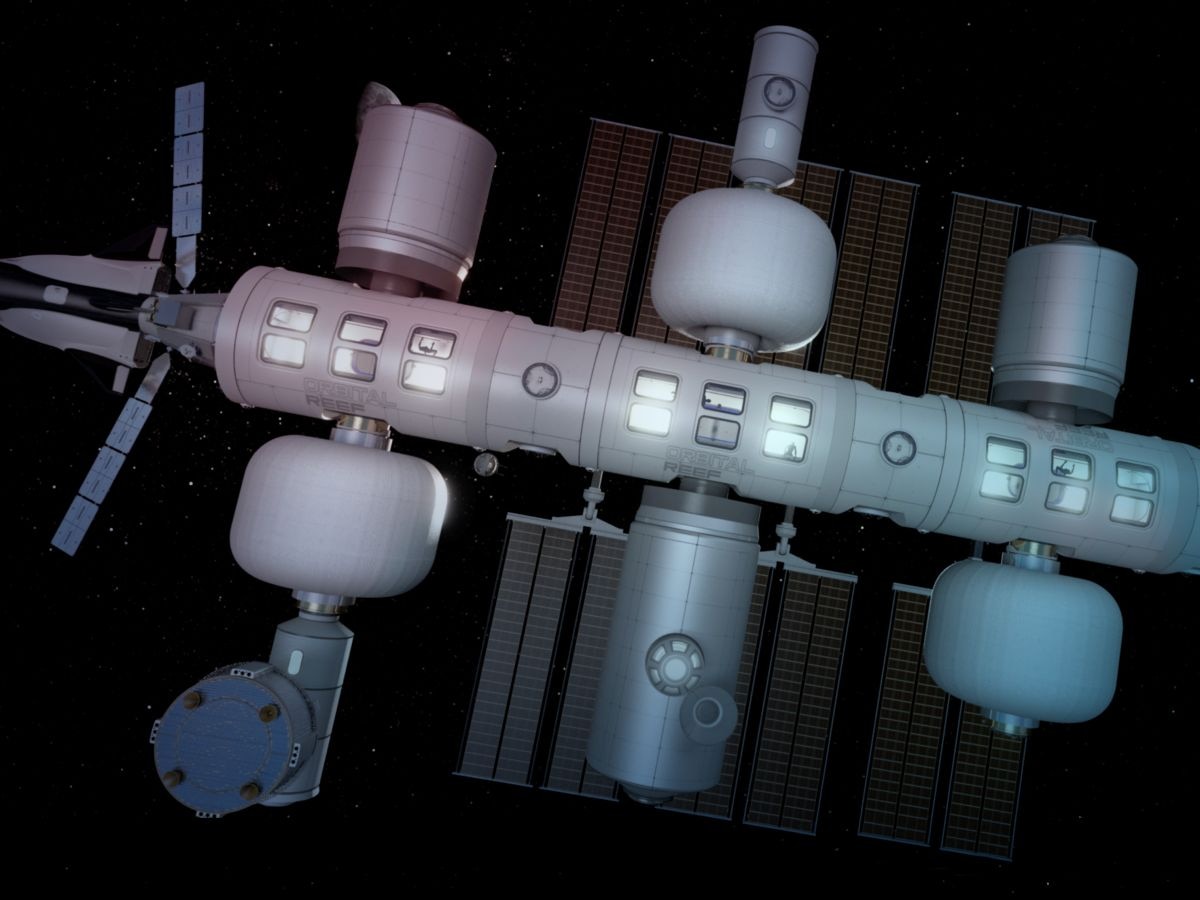 Orbital Reef Photos: New Space Station Being Built By Jeff Bezos ...