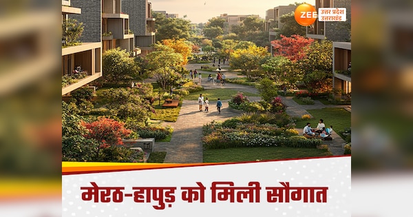 new meerut hapur township to be buillt between delhi meerut expressway on land of 10 villages ...