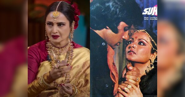 Rekha talks Amitabh Bachchan Suhaag dandiya song says saamna aise shaqs ...