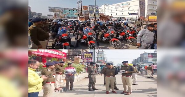 bettiah police conducted mock drill in city to control crime but it ...