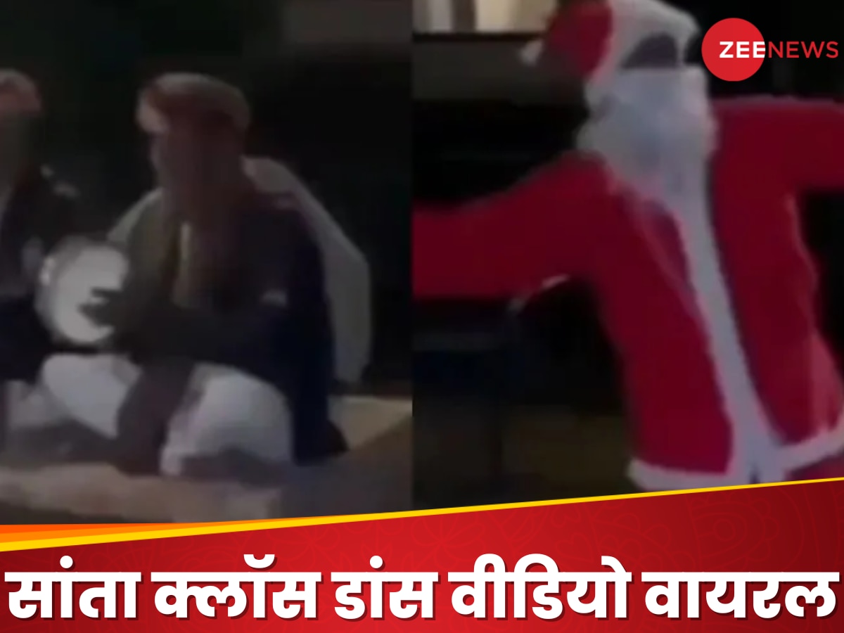 Santa Claus dance on the song Pallo Latke Rajasthani Santa Viral Video ...