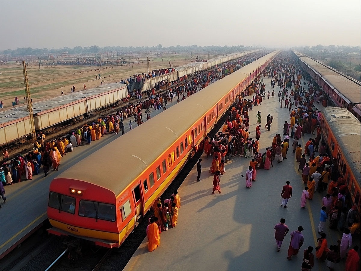 Indian Railway to manage 13000 Trains to Prayagraj Mahakumbh 2025 ...