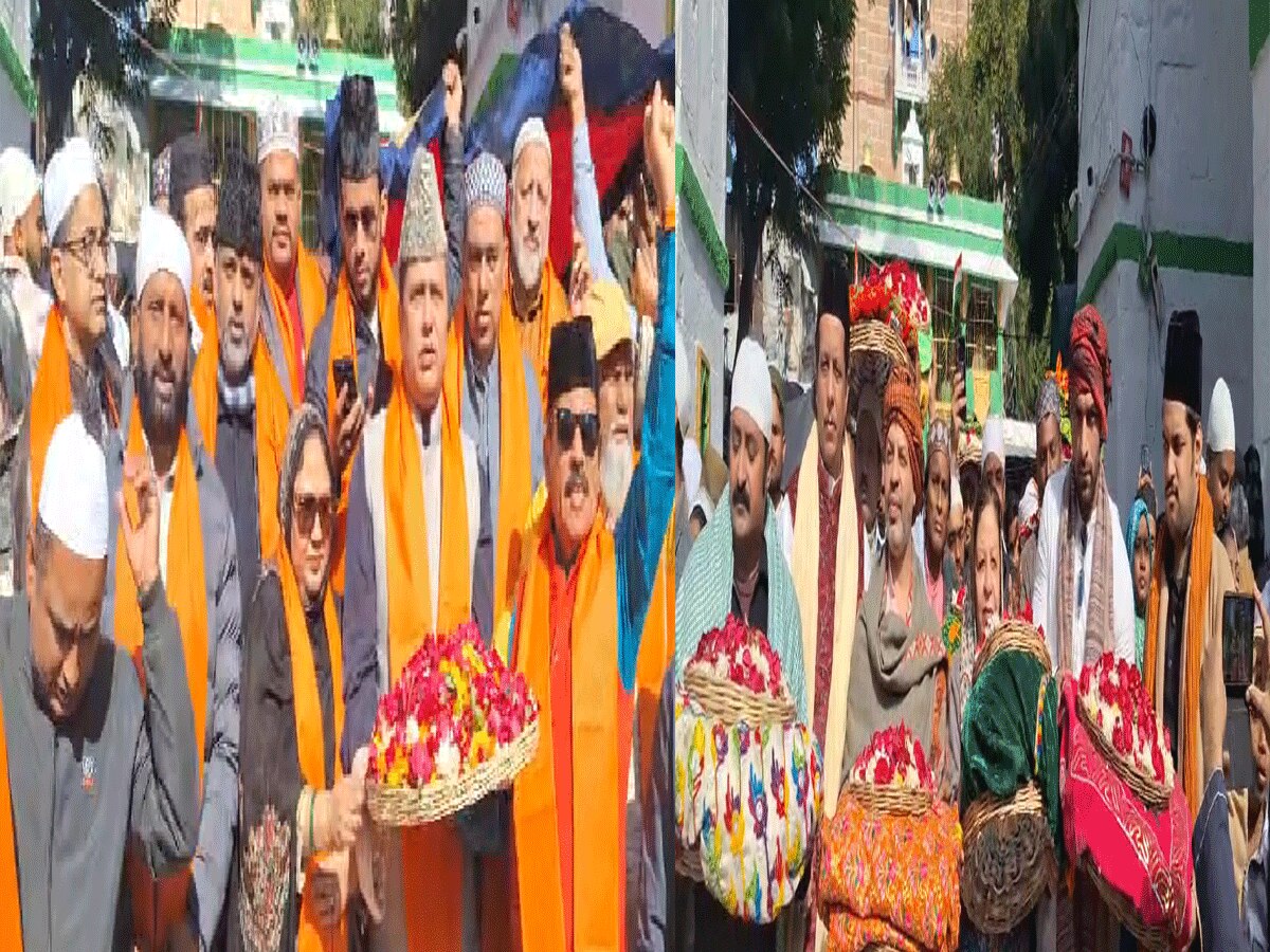 Ajmer News Muslim Ekta Manch and Bollywood presented chadar on occasion ...