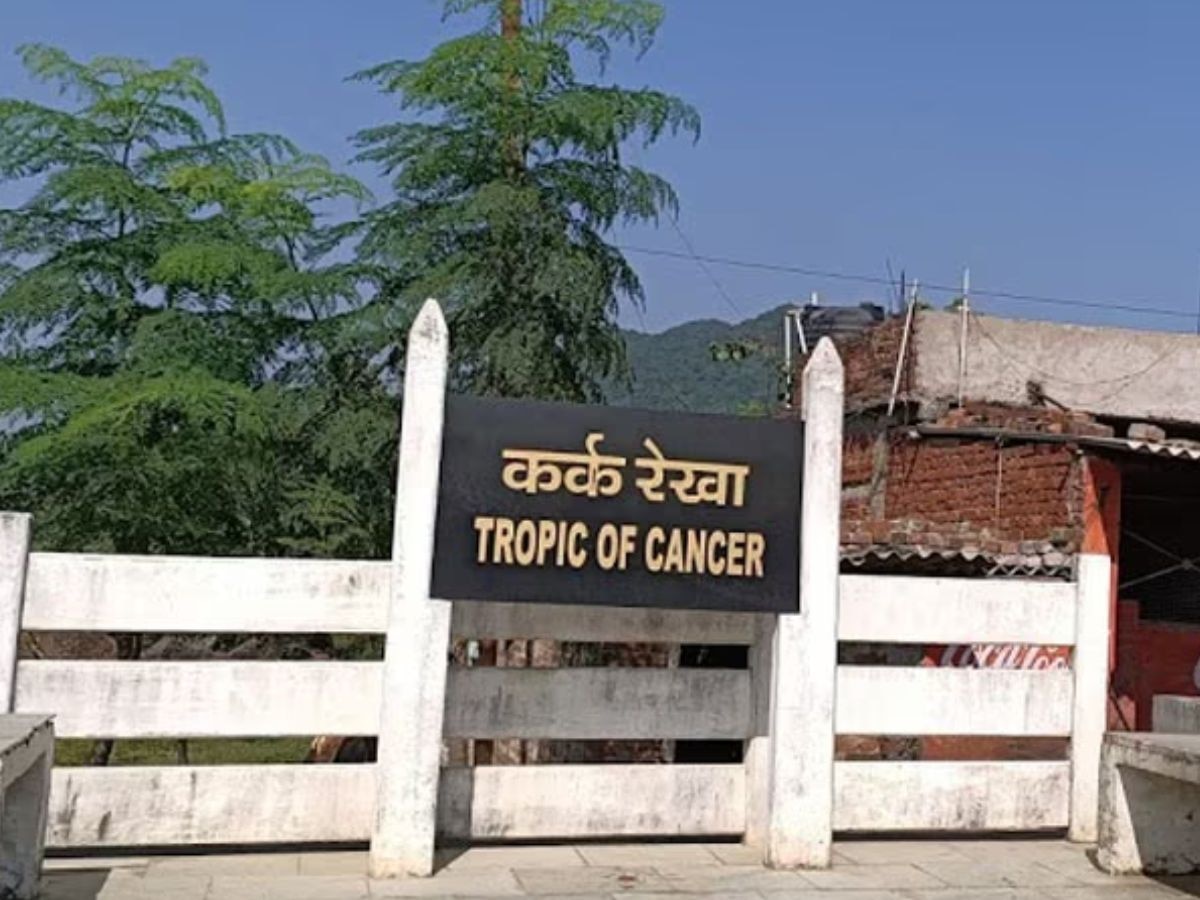 tropic of cancer passes through how many districts of mp know religious ...