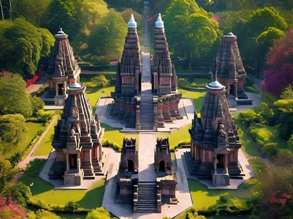 Shivalaya Park in prayagraj have 12 jyotirlinga statues near mahakumbh ...