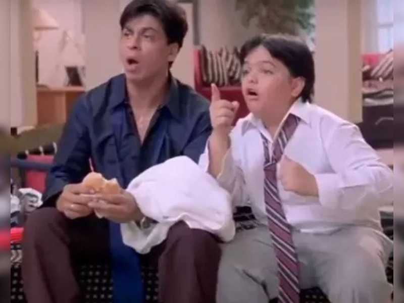 2001 Kabhi Khushi Kabhie Gham Shah Rukh Khan younger brother role Laddu ...