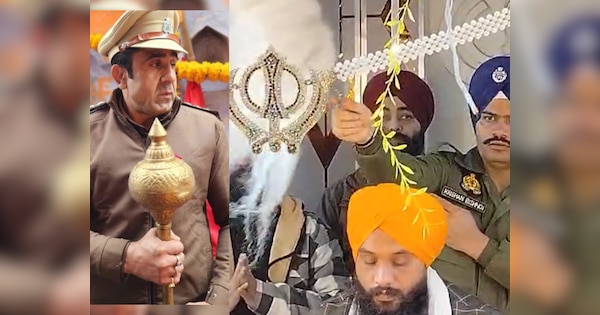 Sambhal DM Rajendra Pensia and SP Krishna Kumar Vishnoi seen wearing turban in Chandausi ...