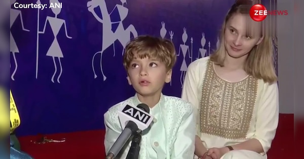 7 year old little boy of poland sings mere ghar ram aaye hain song on ...