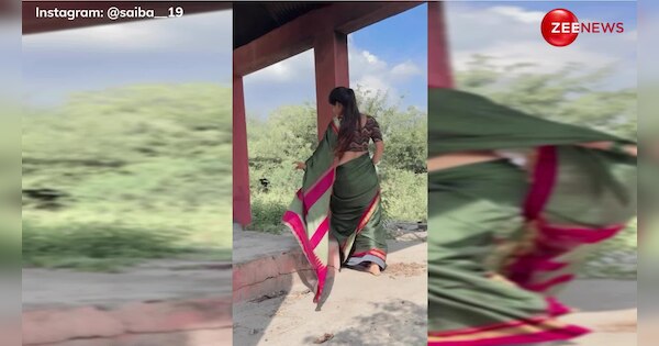 Kuch toh sharam kro saree clad girl dance in shamshan ghat people said ...