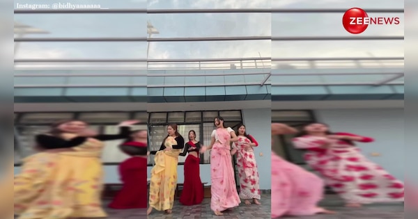 4 saree clad girls explosive dance on uyi amma people loved their steps ...