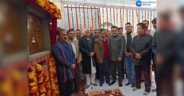 Dharamshala Dharamshala CM Sukhu laid foundation stone of 225 crore rupee milk processing plant ...