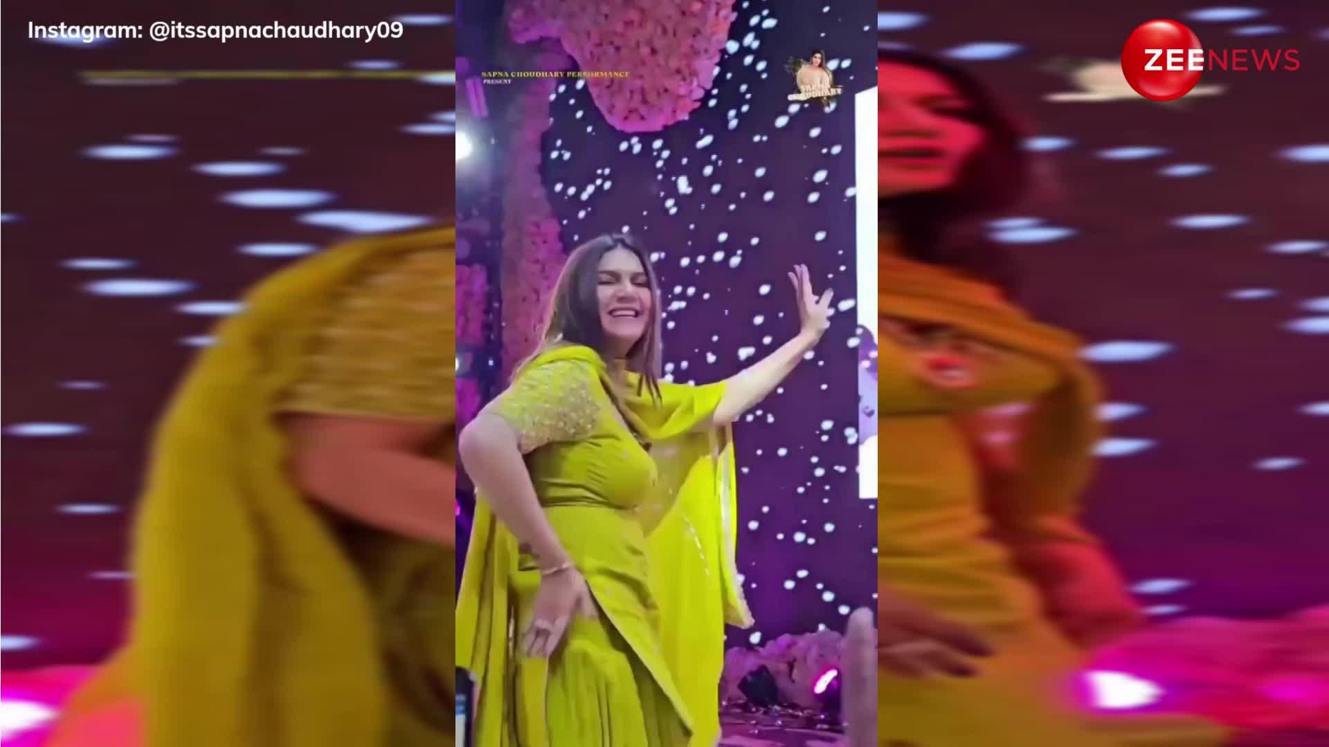 Sapna Choudhary vigorously dance on Khadi Matke song going viral public ...