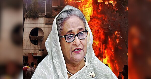 Bangladesh founder Sheikh Mujibur Rahman residence Protesters set fire ...