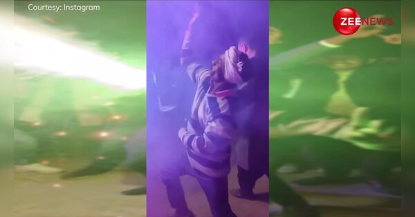 Man did amazing dance with burning fire crackers in his mouth you will ...